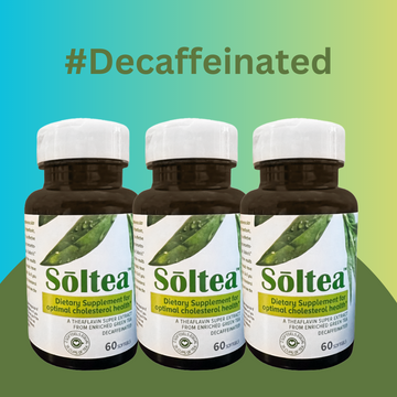 Soltea, Lower Cholesterol, Caffeine Free Green Tea,Natural Supplement