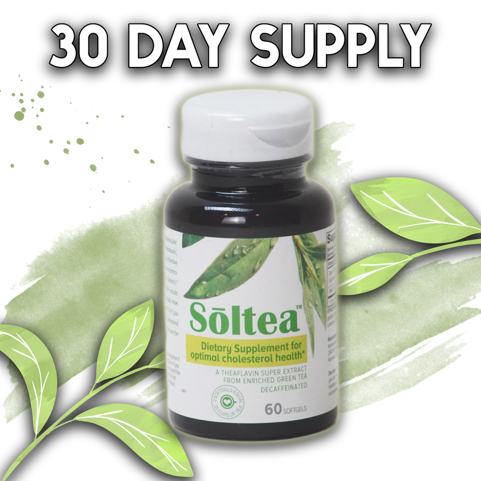 Soltea, Lower Cholesterol, Caffeine Free Green Tea,Natural Supplement